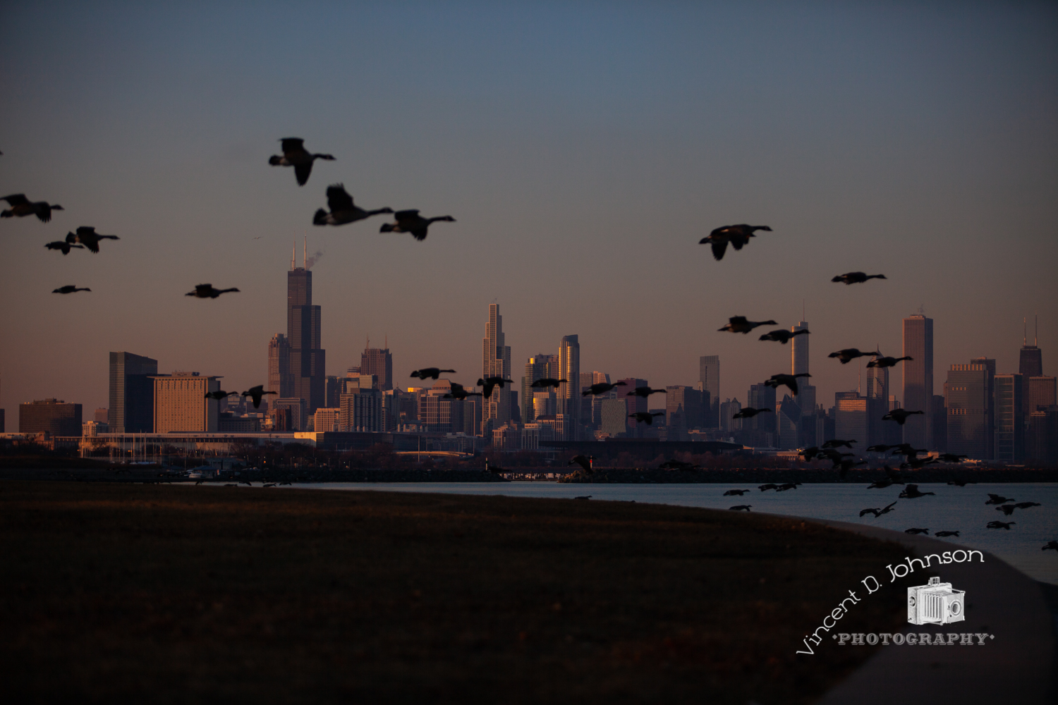 Winter Full Moon over Lake Michigan - The Visual Preservationist
