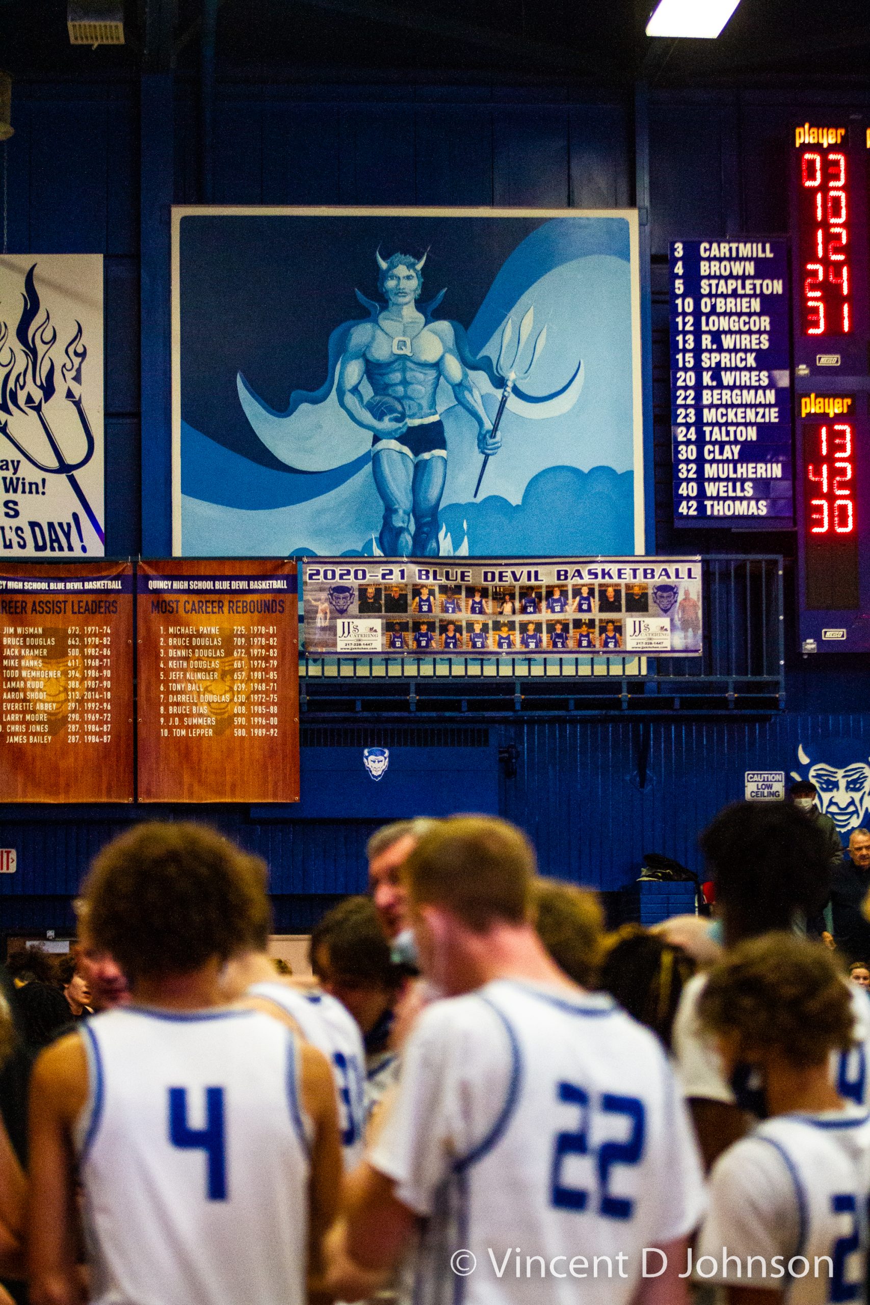 Quincy H.S. Blue Devil Gym - The Visual Preservationist